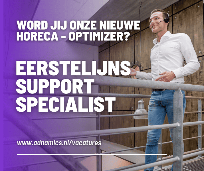 Vacature eerstelijns support medewerker | Adnamics